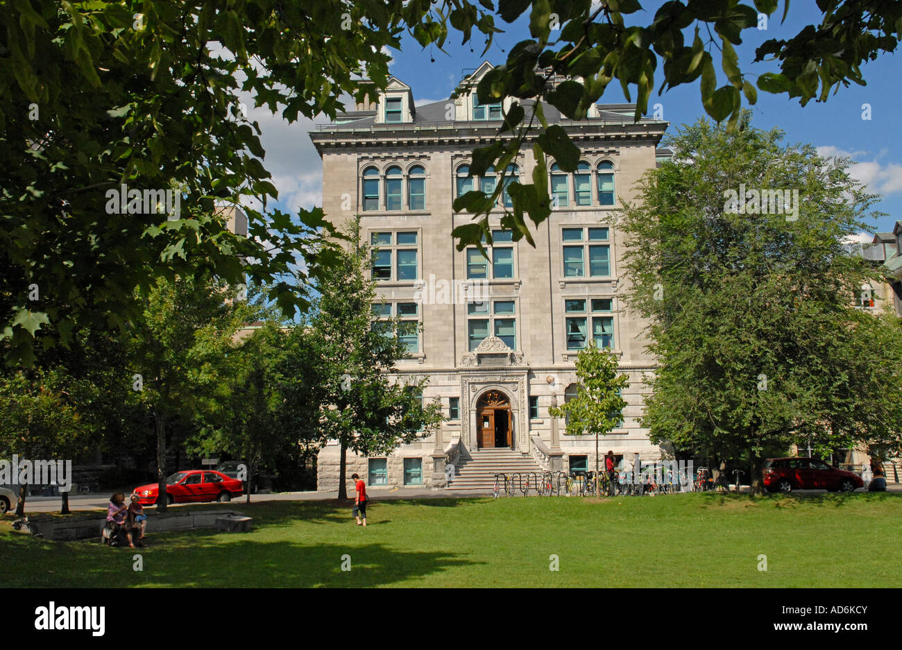 McGill University Campus Montreal Province of Quebec Canada Stock Photo ...