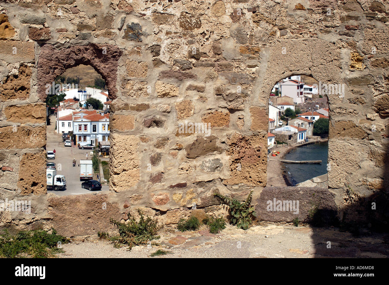 Bozcaada castle view hi-res stock photography and images - Alamy