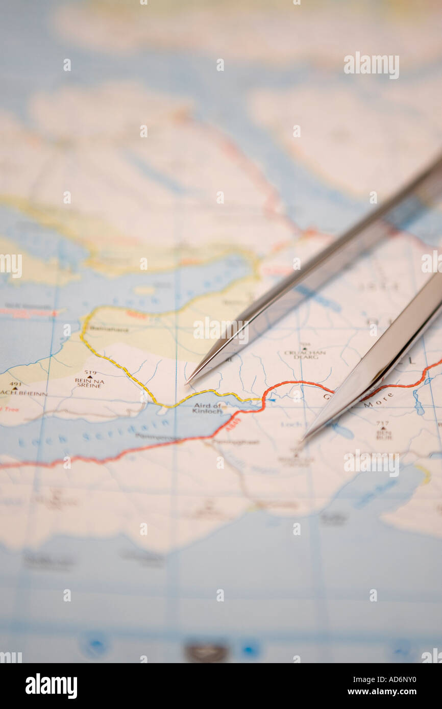 Ordenance survey map hi-res stock photography and images - Alamy