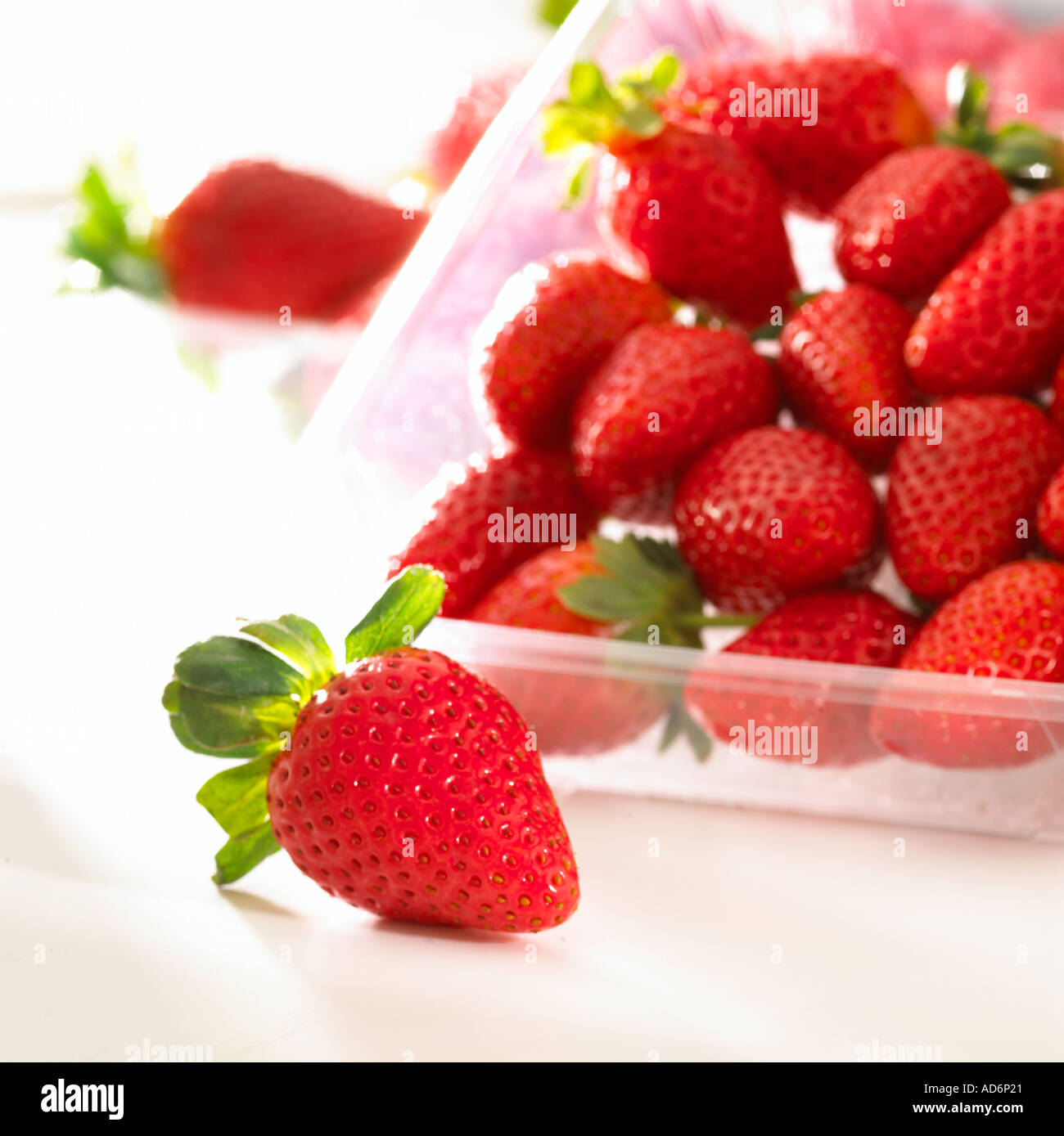 Punnet of Strawberries keywords soft fruit summer still life Stock ...
