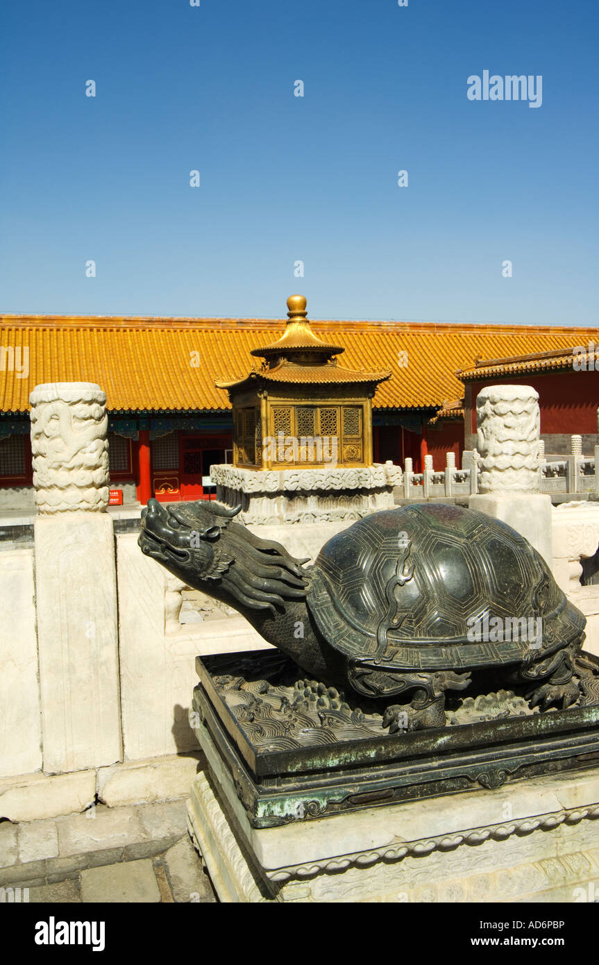 A turtle staue in Zijin Cheng The Forbidden City Palace Museum Unesco ...