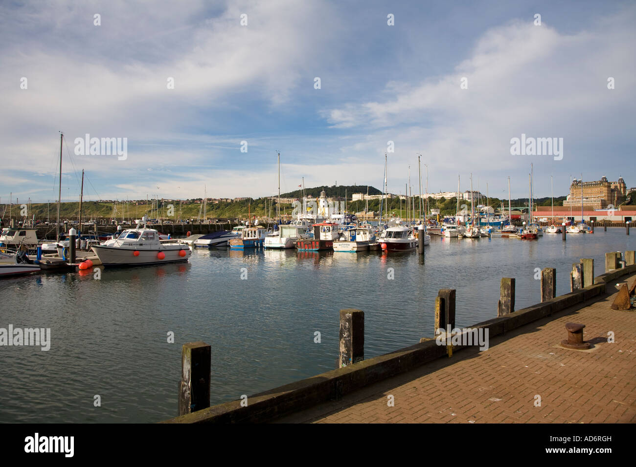 Harbour scenes at Scarborough Yorkshire coast Stock Photo - Alamy