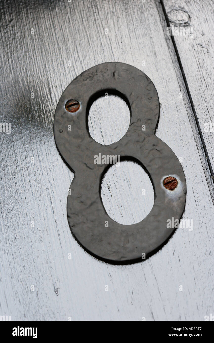 The number Eight Stock Photo - Alamy