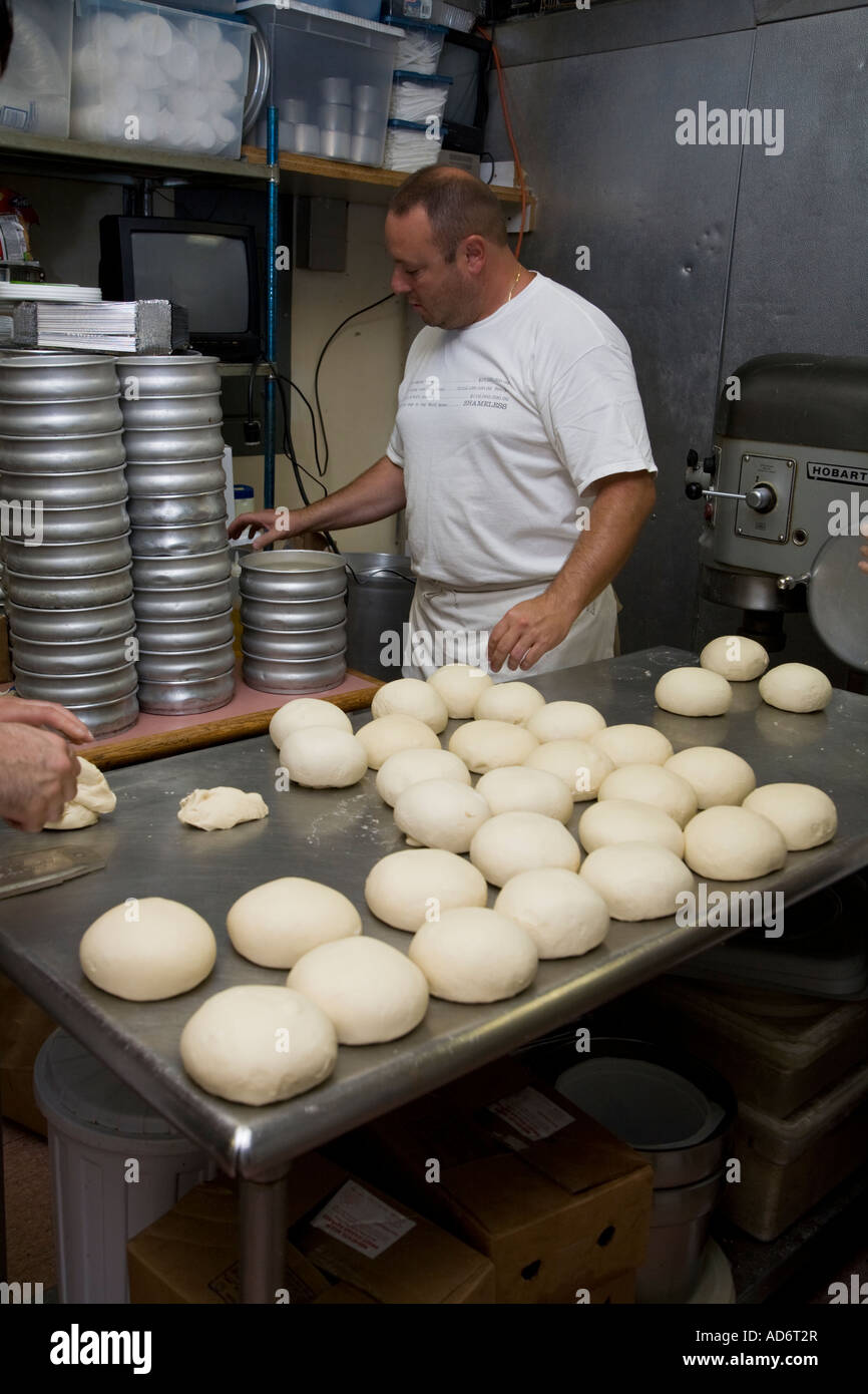 In the Kitchen of a Pizzaeria Stock Photo - Alamy