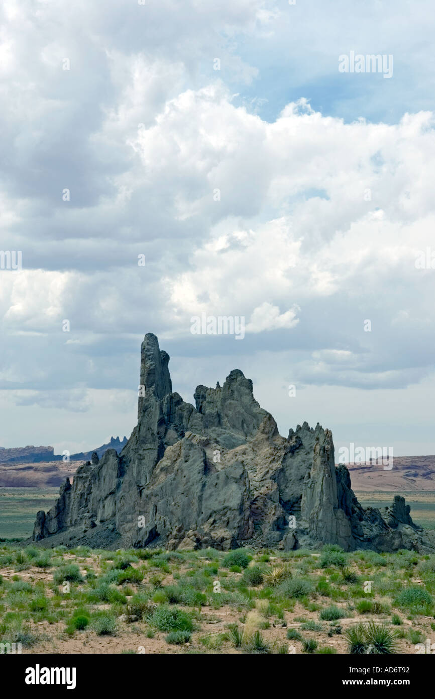 Rock formation near Kayenta on the Navajo Reservation in Arizona Stock ...
