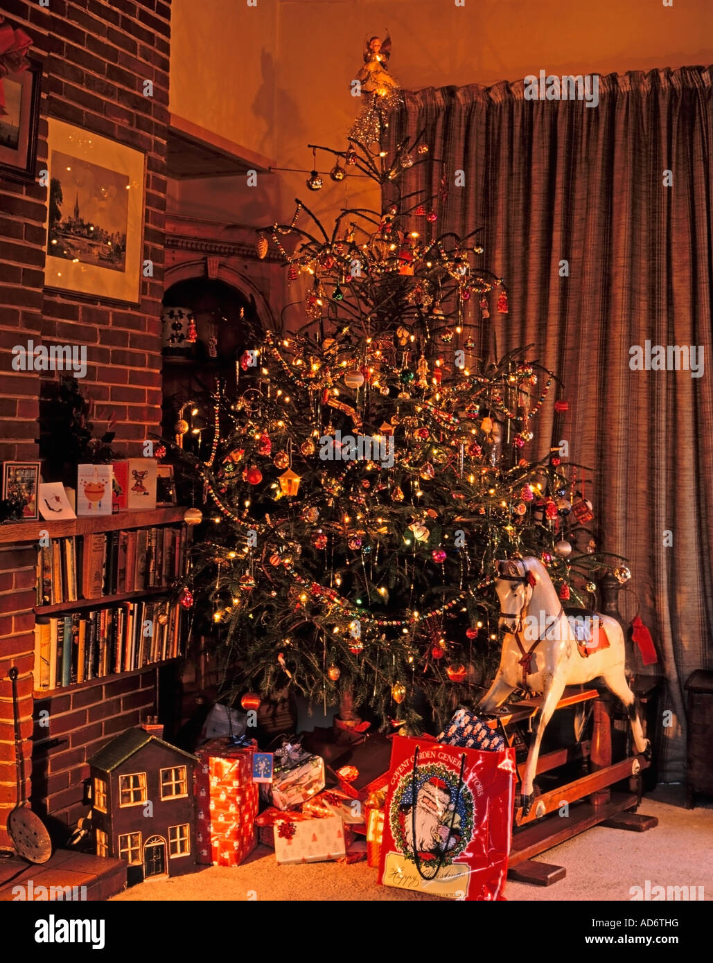 Traditional Christmas Tree Stock Photo - Alamy