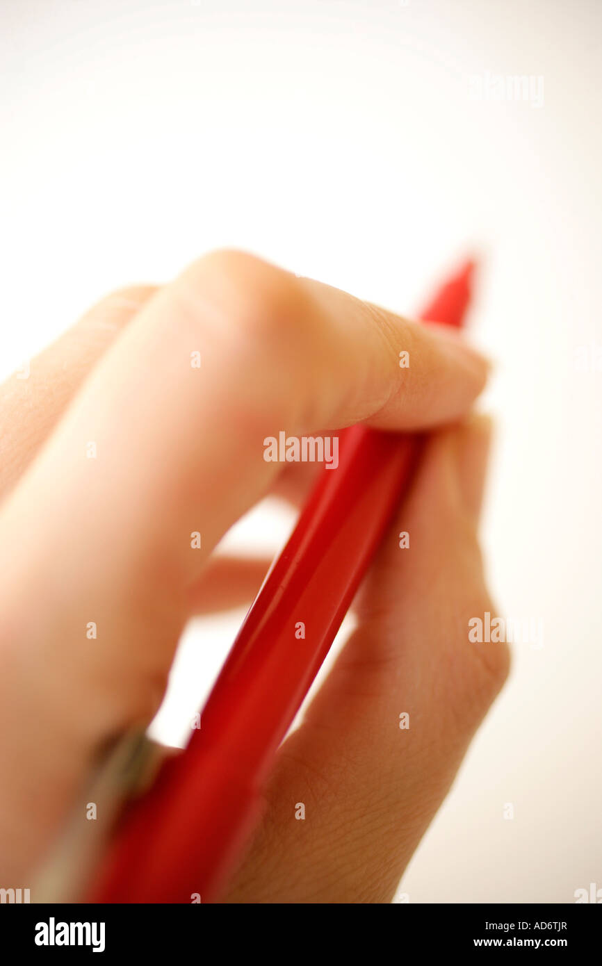 Pen poised hi-res stock photography and images - Alamy