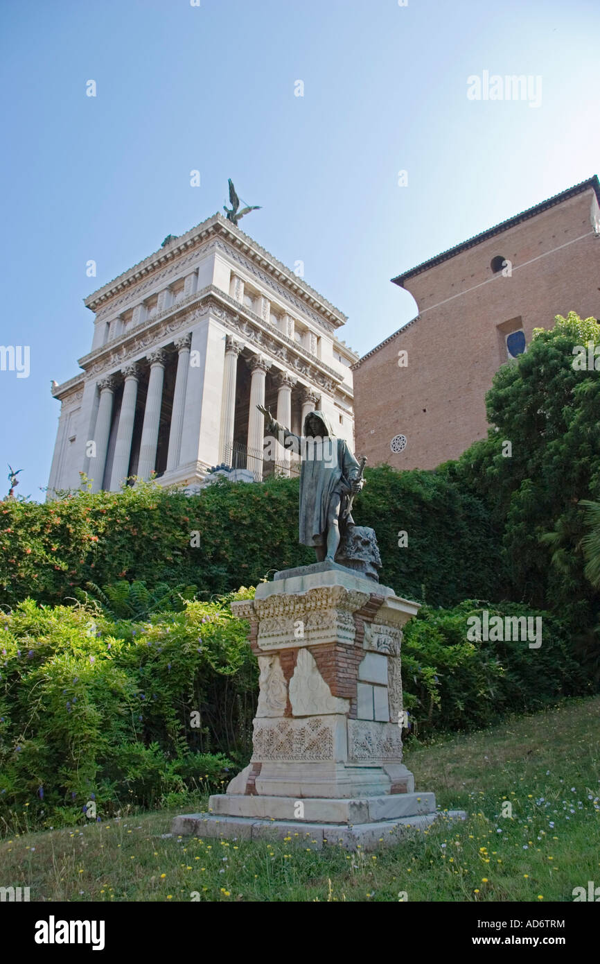 Statue Cordonata capitolina Rome Italy Stock Photo - Alamy