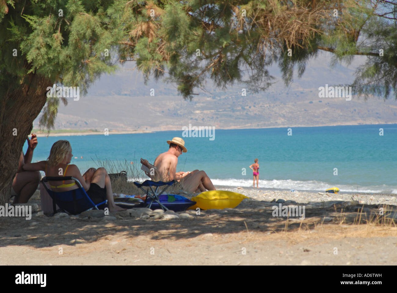 Maleme beach crete hi-res stock photography and images - Alamy