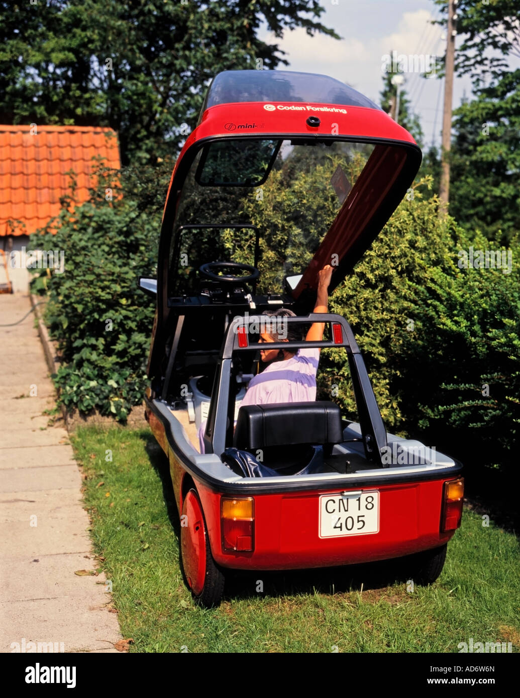 Mini-El electric cars parked in Randers, Denmark Stock Photo - Alamy