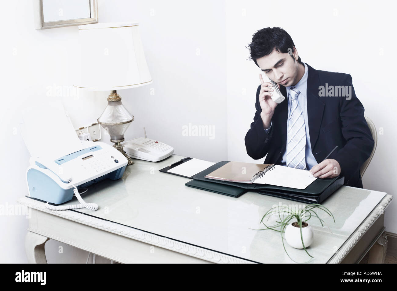 Fax machine sitting on table hi-res stock photography and images - Alamy