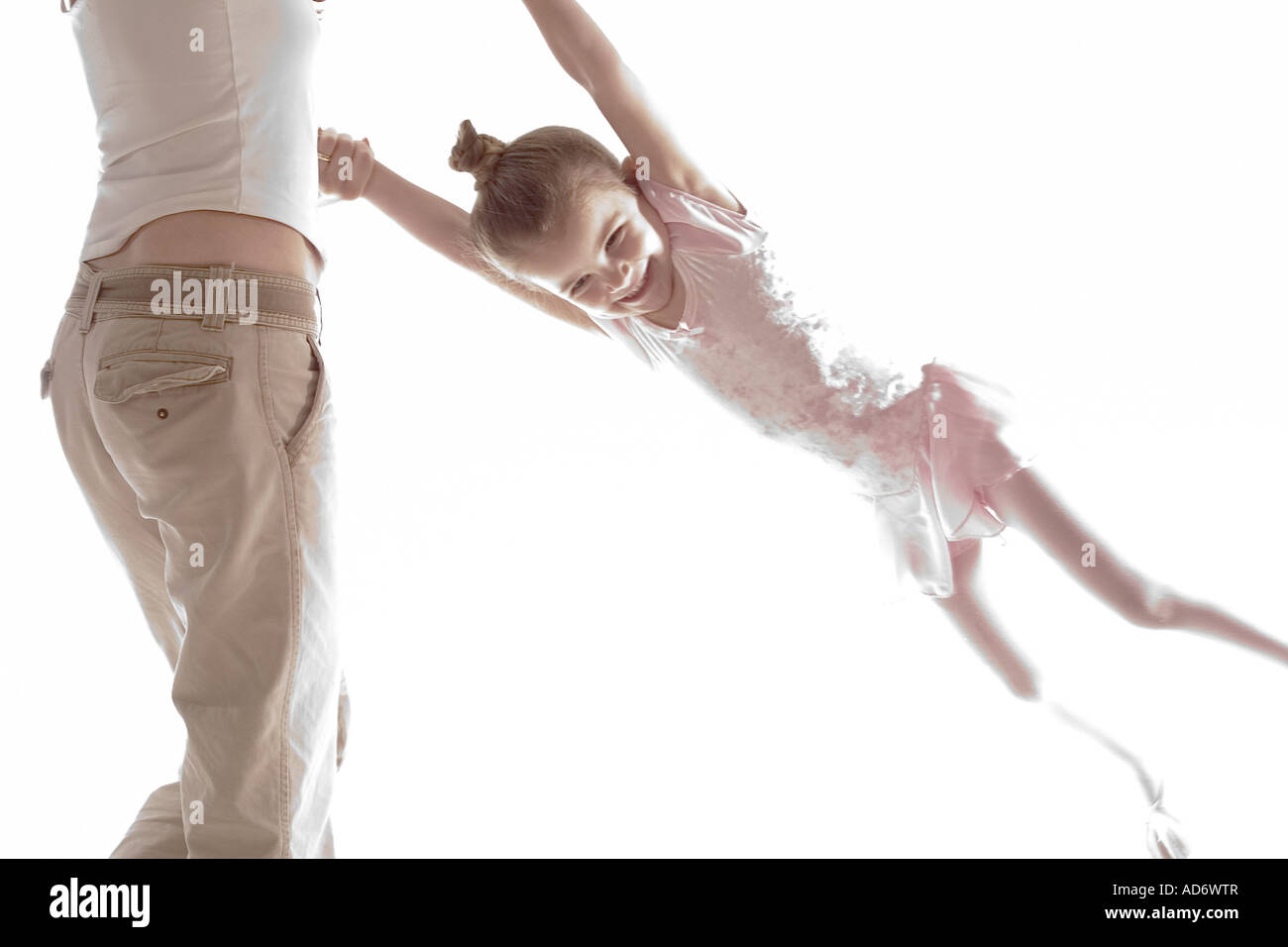 little girl spinning Stock Photo - Alamy
