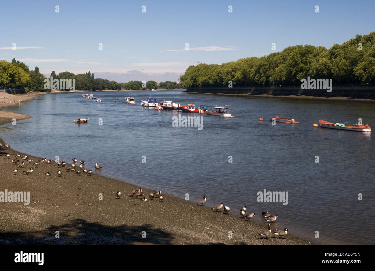 Putney River Thames London England Stock Photo - Alamy