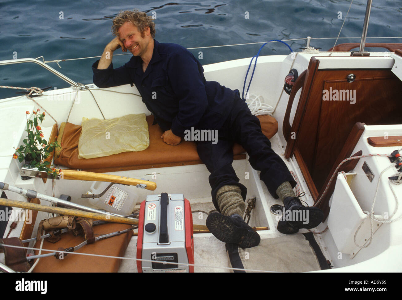 Disabled sailor Mike Spring sails single handed to the Azores Portugal ...