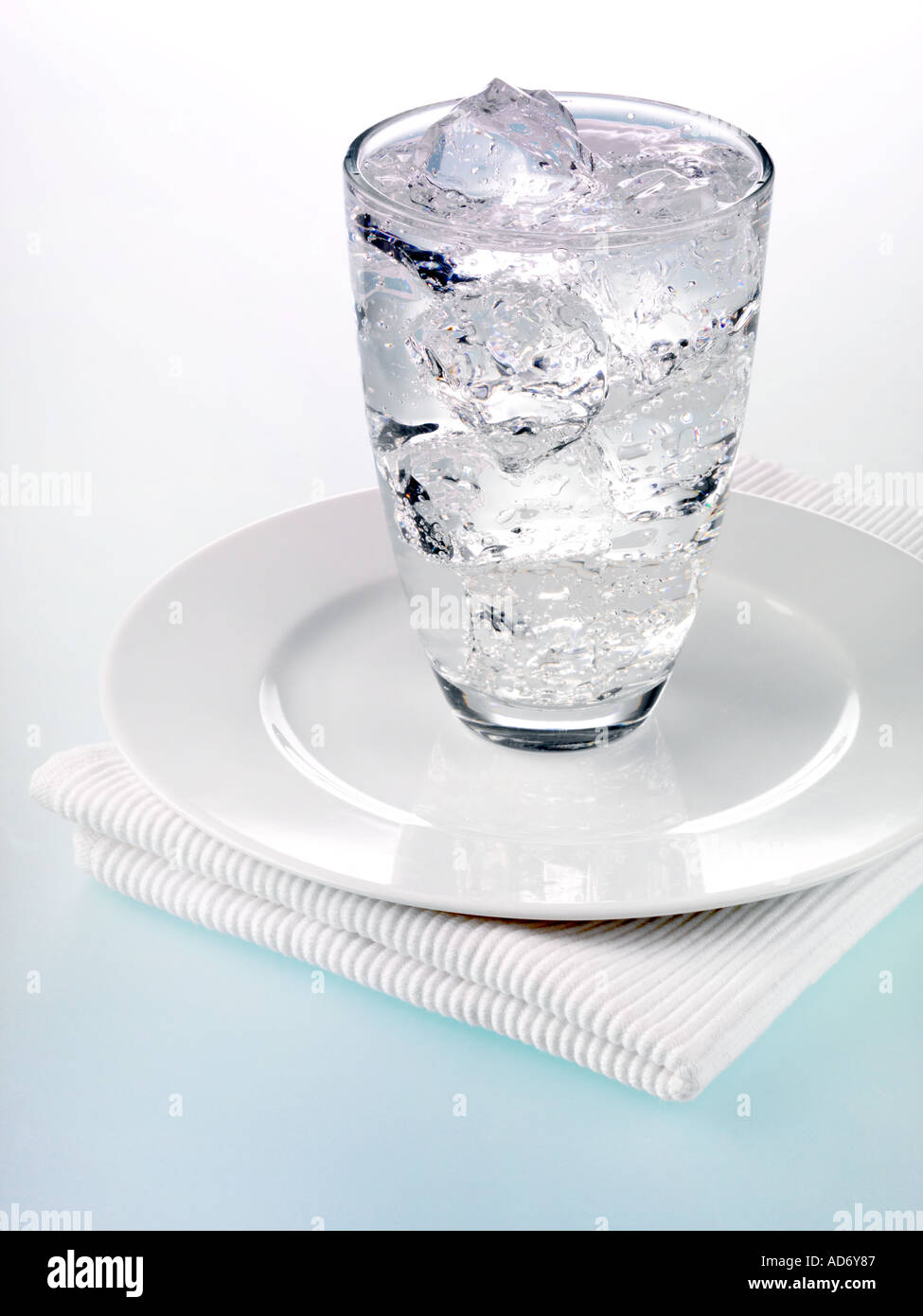 GLASS OF SODA WATER Stock Photo - Alamy