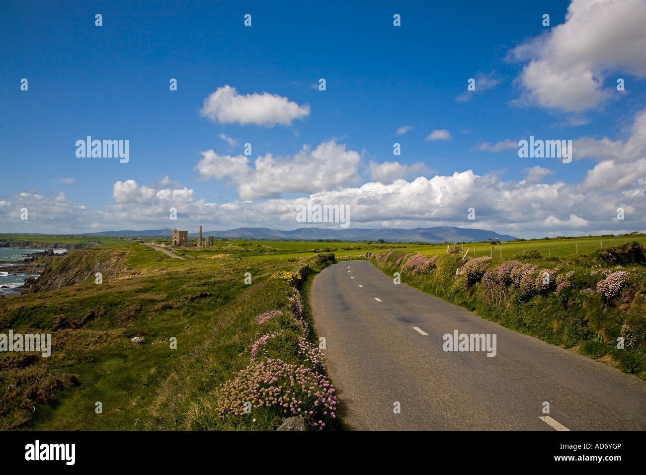 The old Copper Mine Buildings at Tankardstown in the UNESCO designated ...