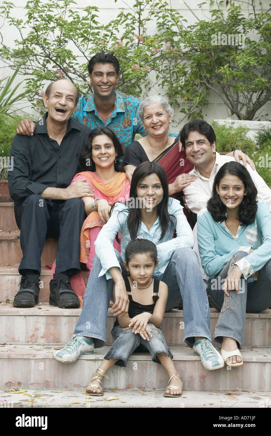 Family On Steps High Resolution Stock Photography and Images - Alamy