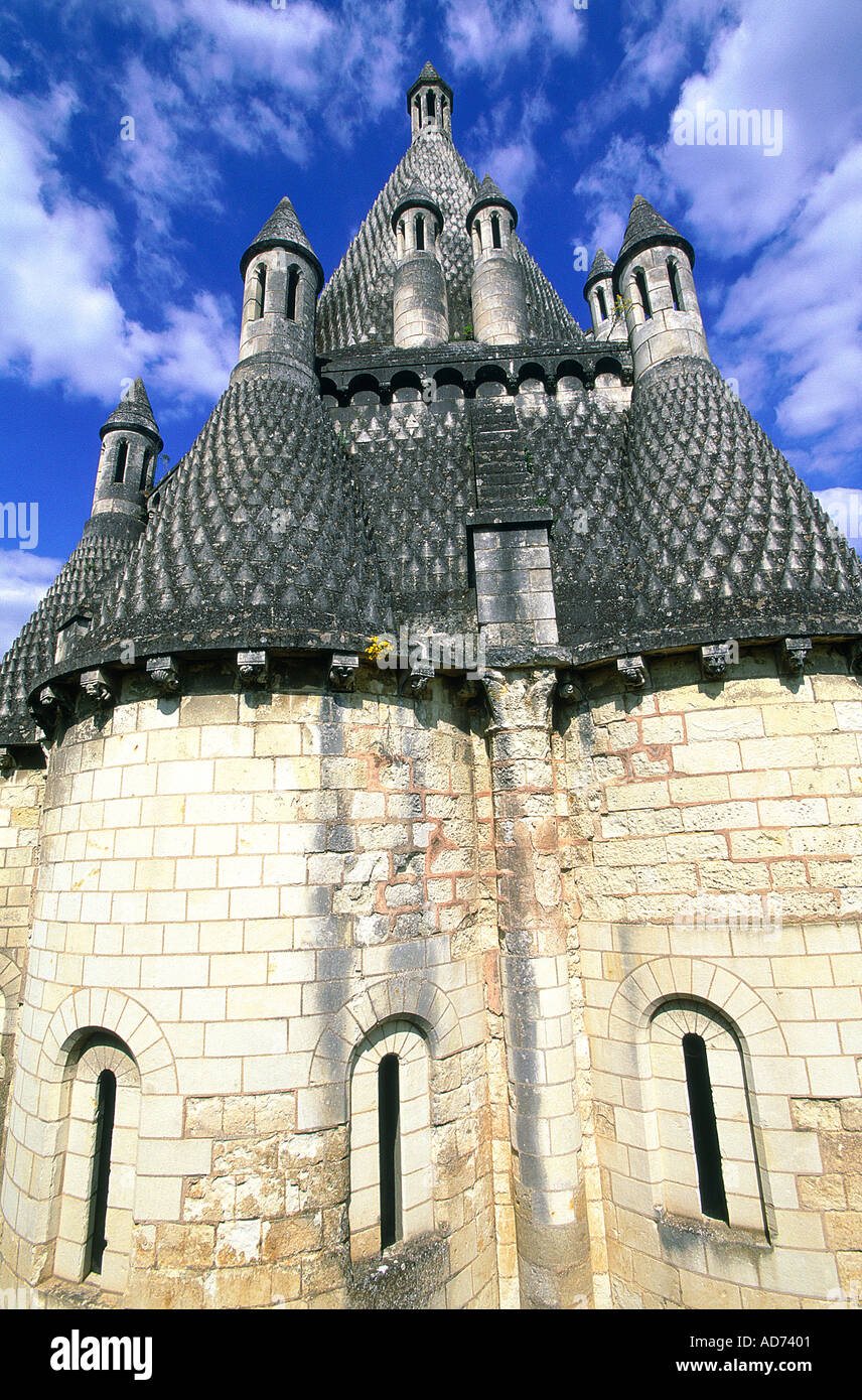 France maine et loire abbey fontevrault hi-res stock photography and ...