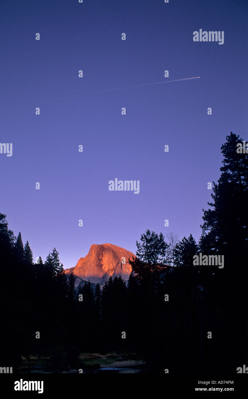 Twilight Over Half Dome Yosemite High Resolution Stock Photography and ...