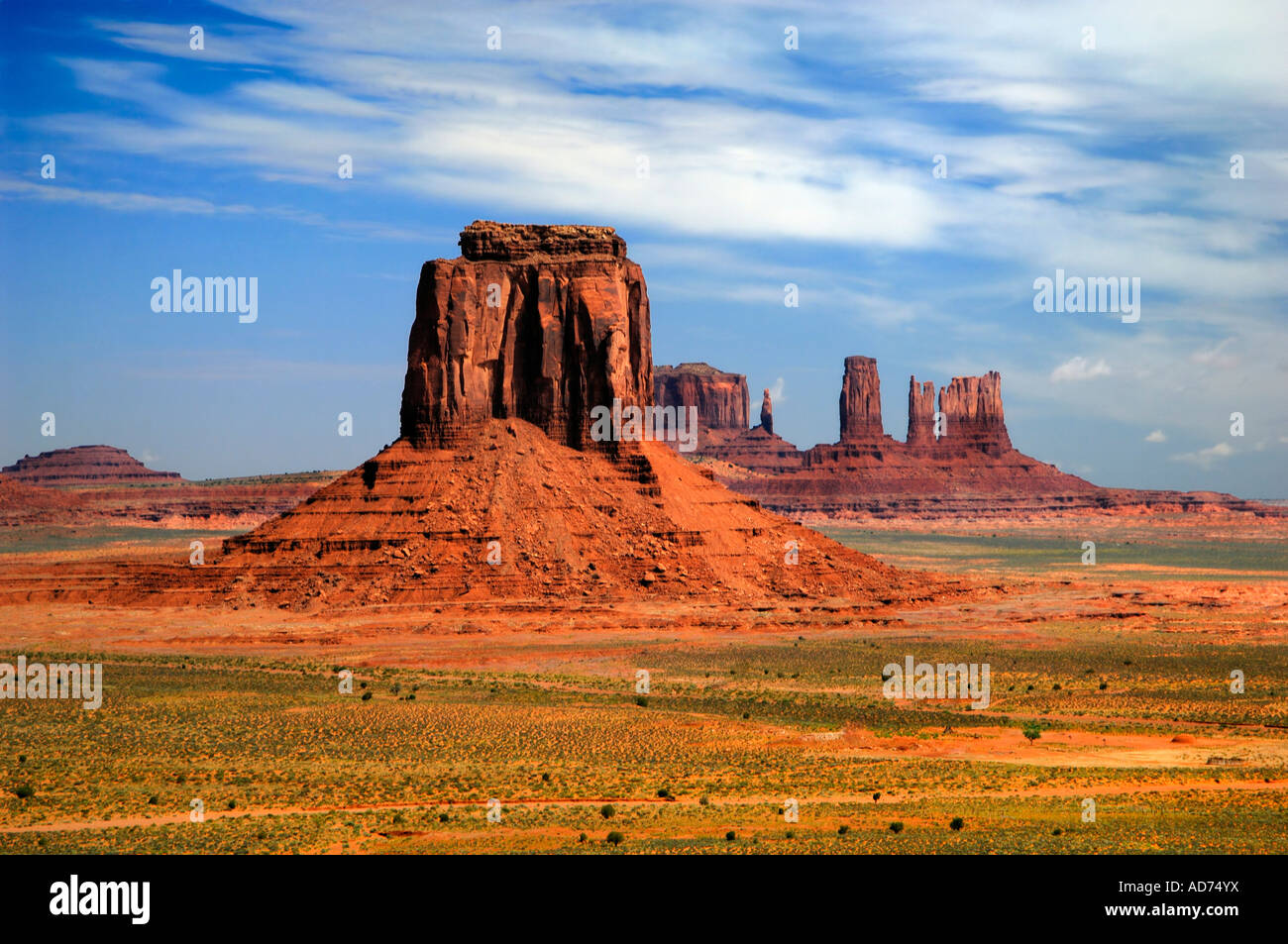 artist point monument valley arizona usa panorama Stock Photo - Alamy