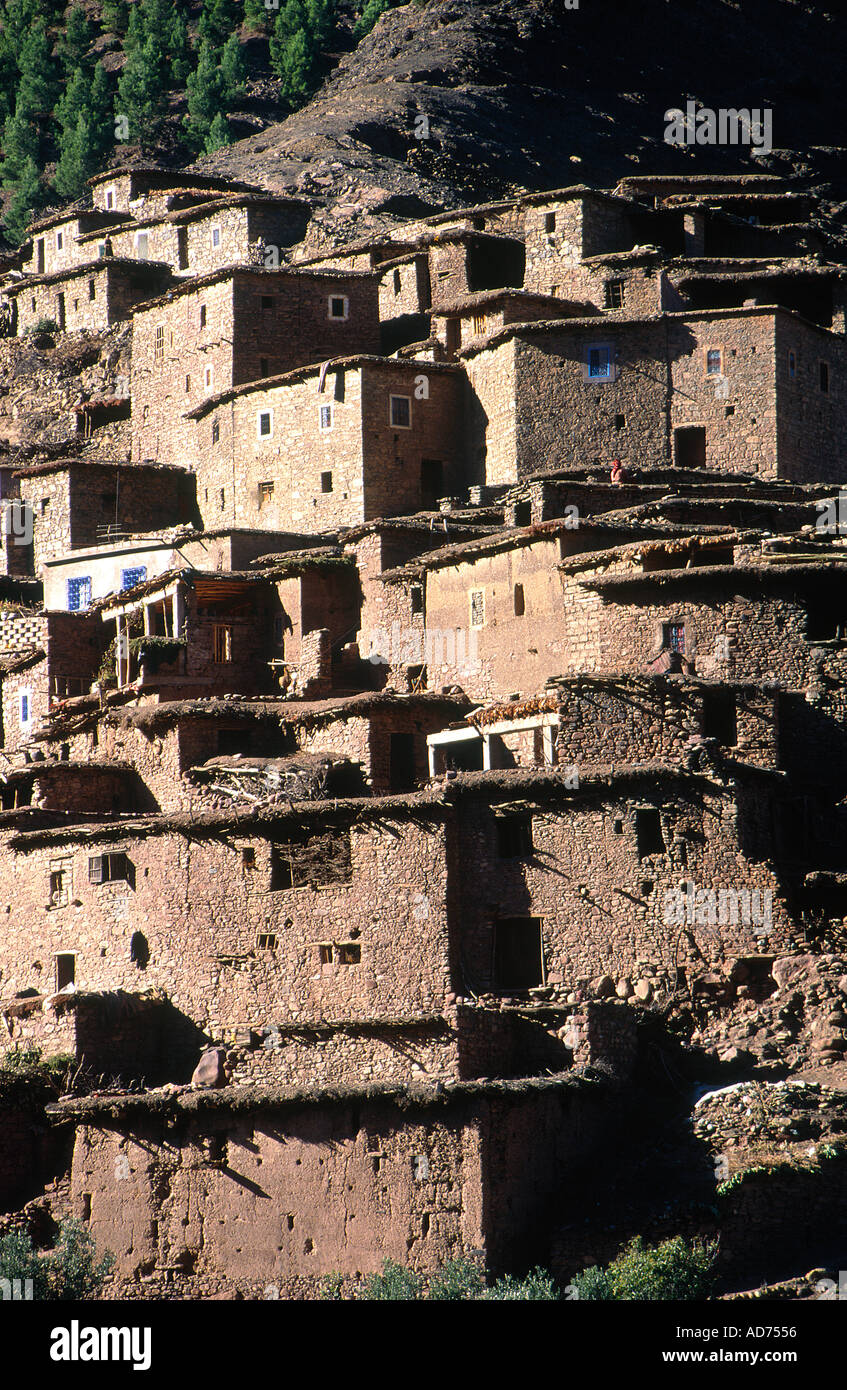 Berber houses in ourika hi-res stock photography and images - Alamy