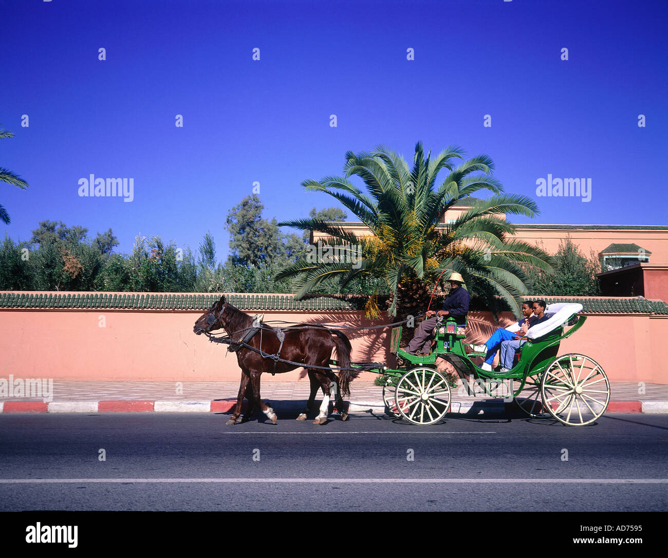 MOROCCO MARRAKECH BAROUCHE FOR VISITORS IN THE MODERN QUARTER OF GUELIZ ...