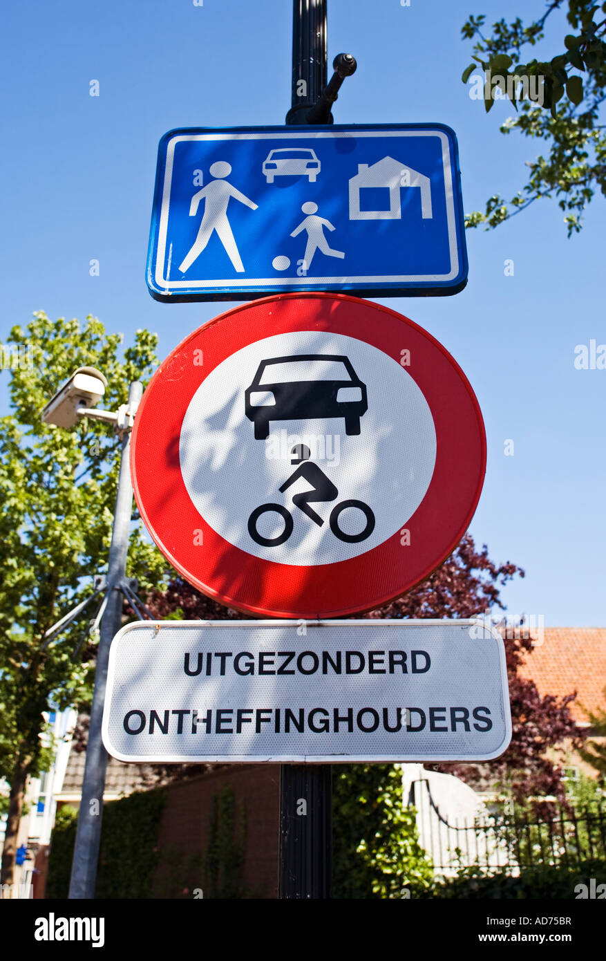 Dutch road traffic order signs hi-res stock photography and images - Alamy