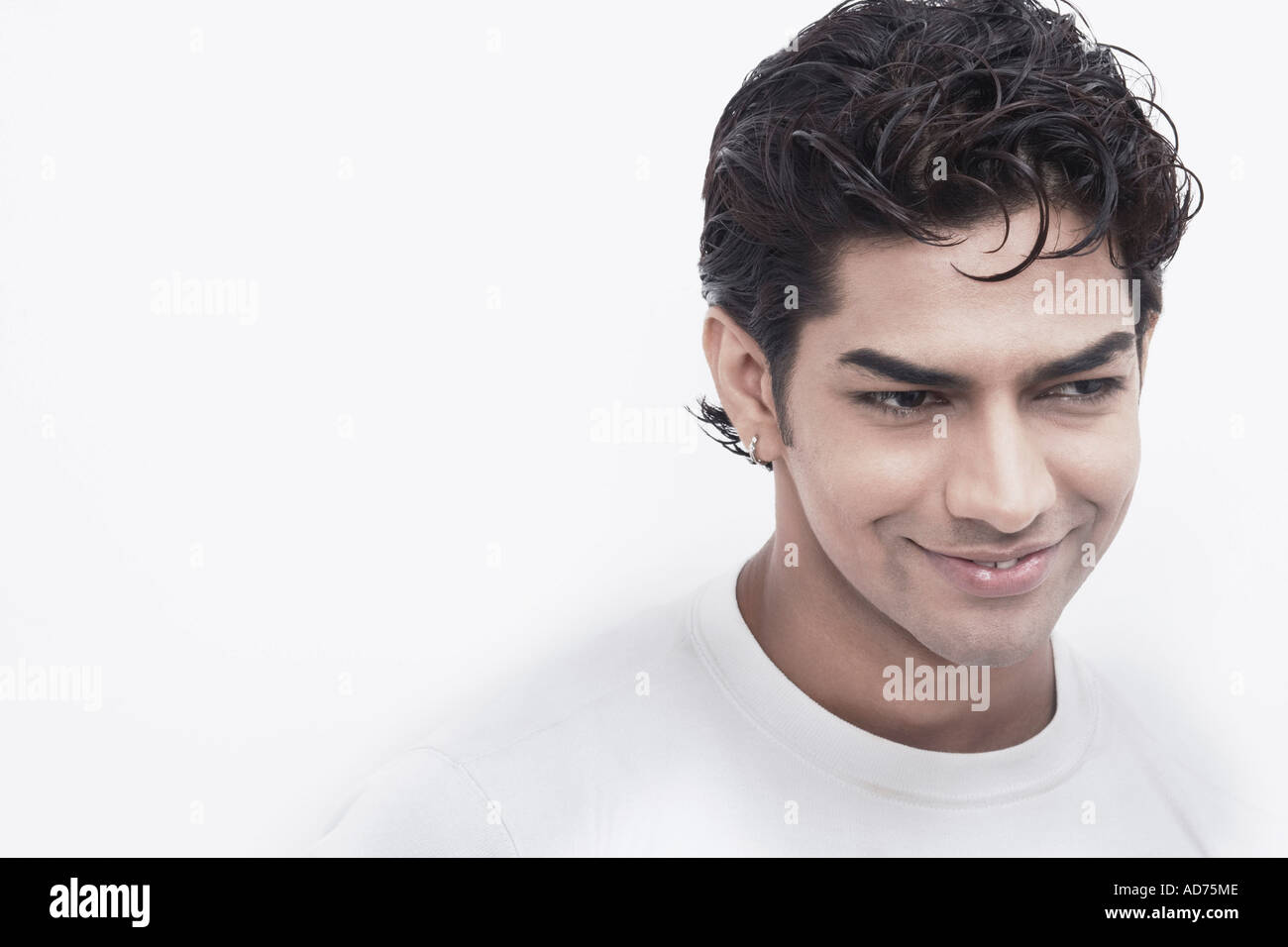 Indian man smiling close up Cut Out Stock Images & Pictures - Alamy