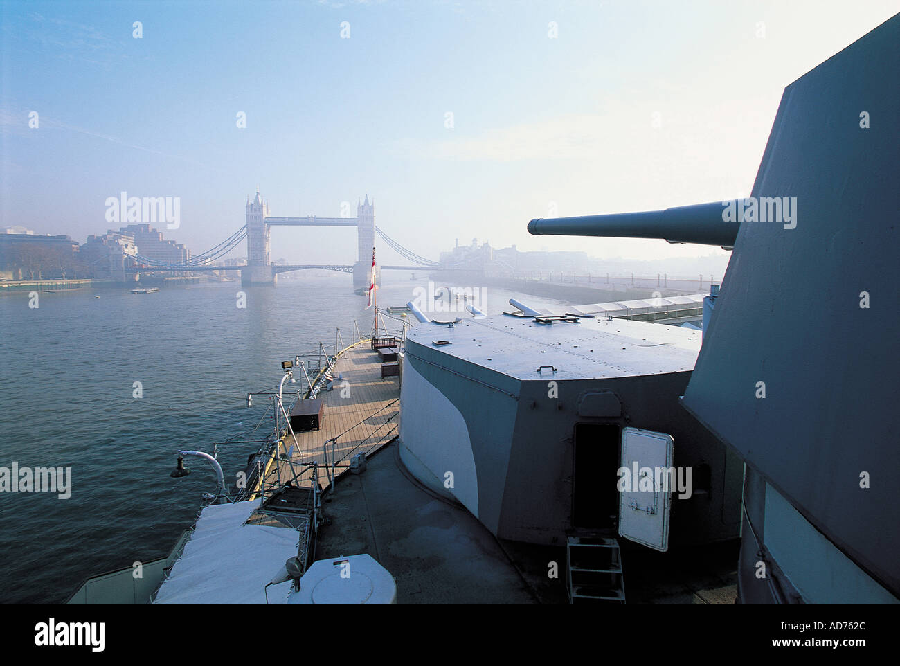 UK London HMS Victory Tower Bridge Stock Photo - Alamy