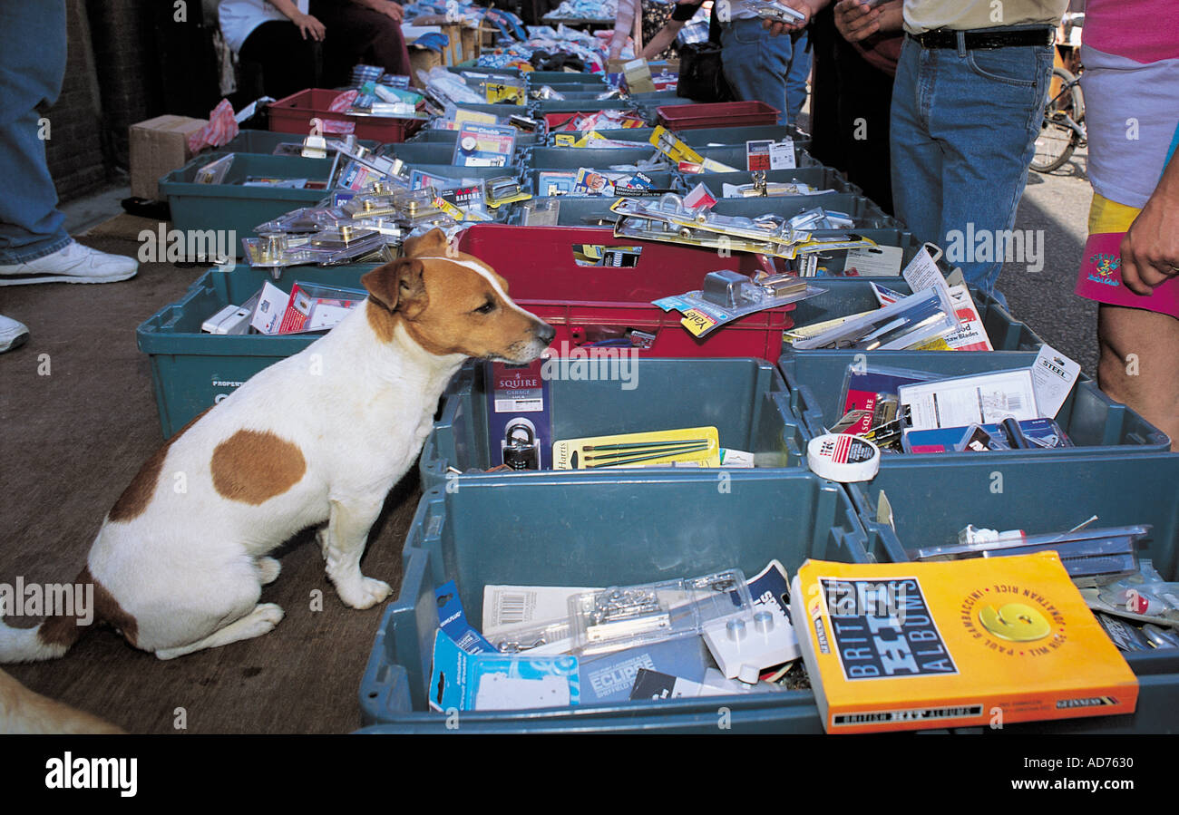 UK London Petticoat Lane flea market Stock Photo - Alamy