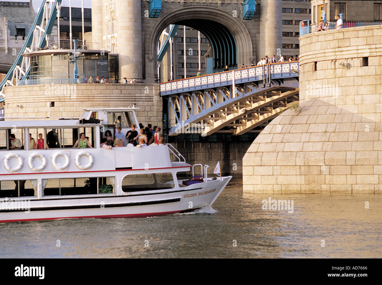 UK London Tower Bridge boat Stock Photo - Alamy