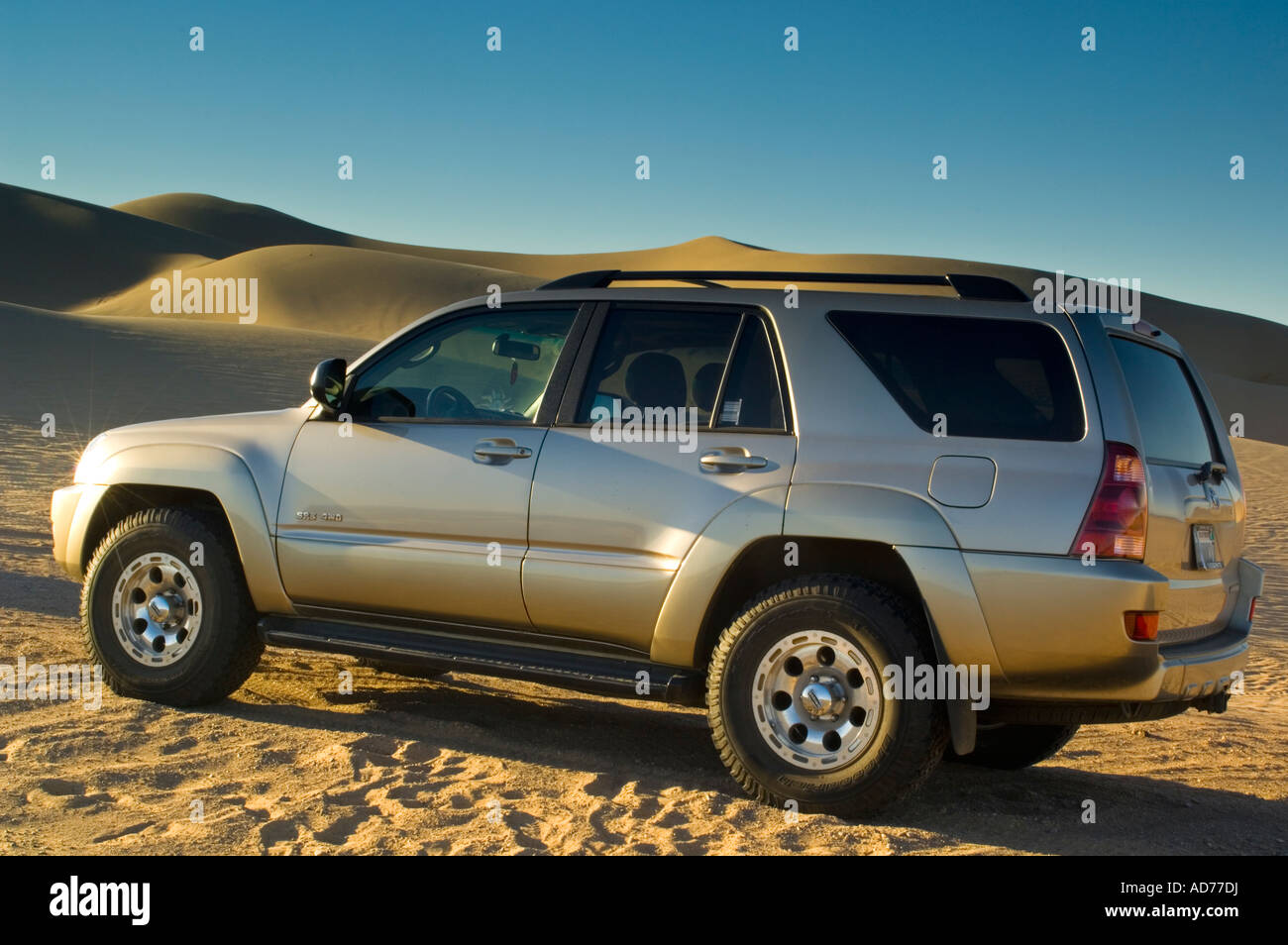 Toyota 4 Runner SUV in sand at the Algodones Dunes Imperial Sand Dunes ...