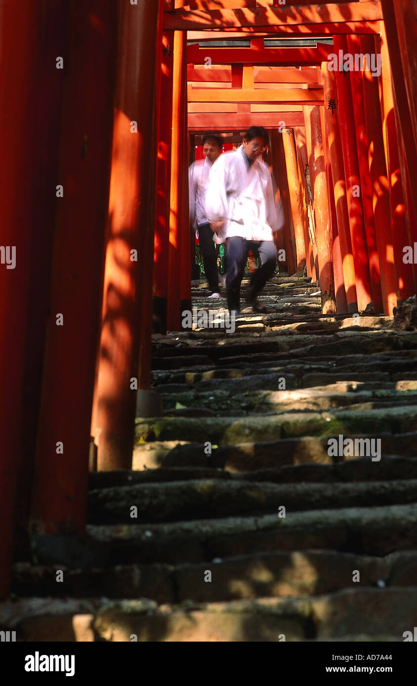 JAPAN TOKYO AKASAKA SENSO JI SHRINE STAIRS Stock Photo - Alamy