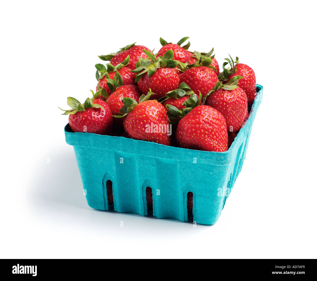 Ripe red strawberries picked Cut Out Stock Images & Pictures - Alamy