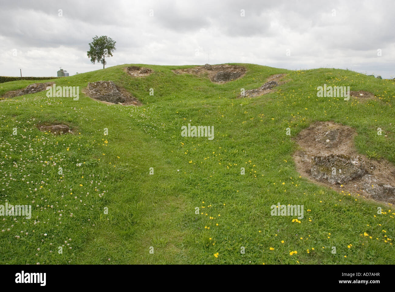 Australian memorial at Windmill hill, Pozieres, The Somme, France Stock ...