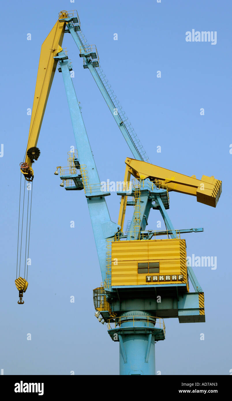 MAN Takraf crane Stock Photo - Alamy