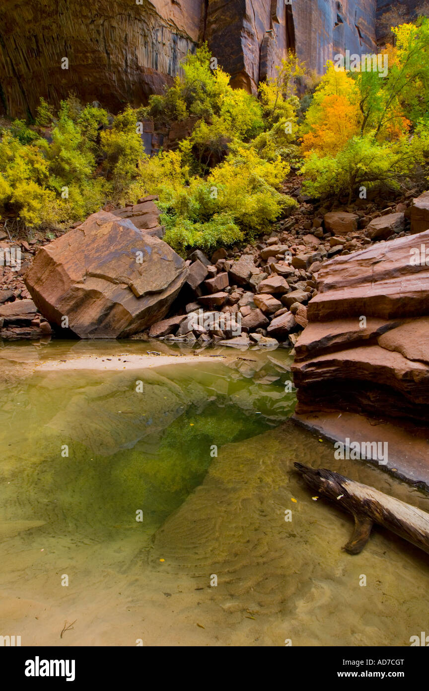 Upper Emerald Pool Emerald Pools Trail Zion Canyon Zion National Park ...