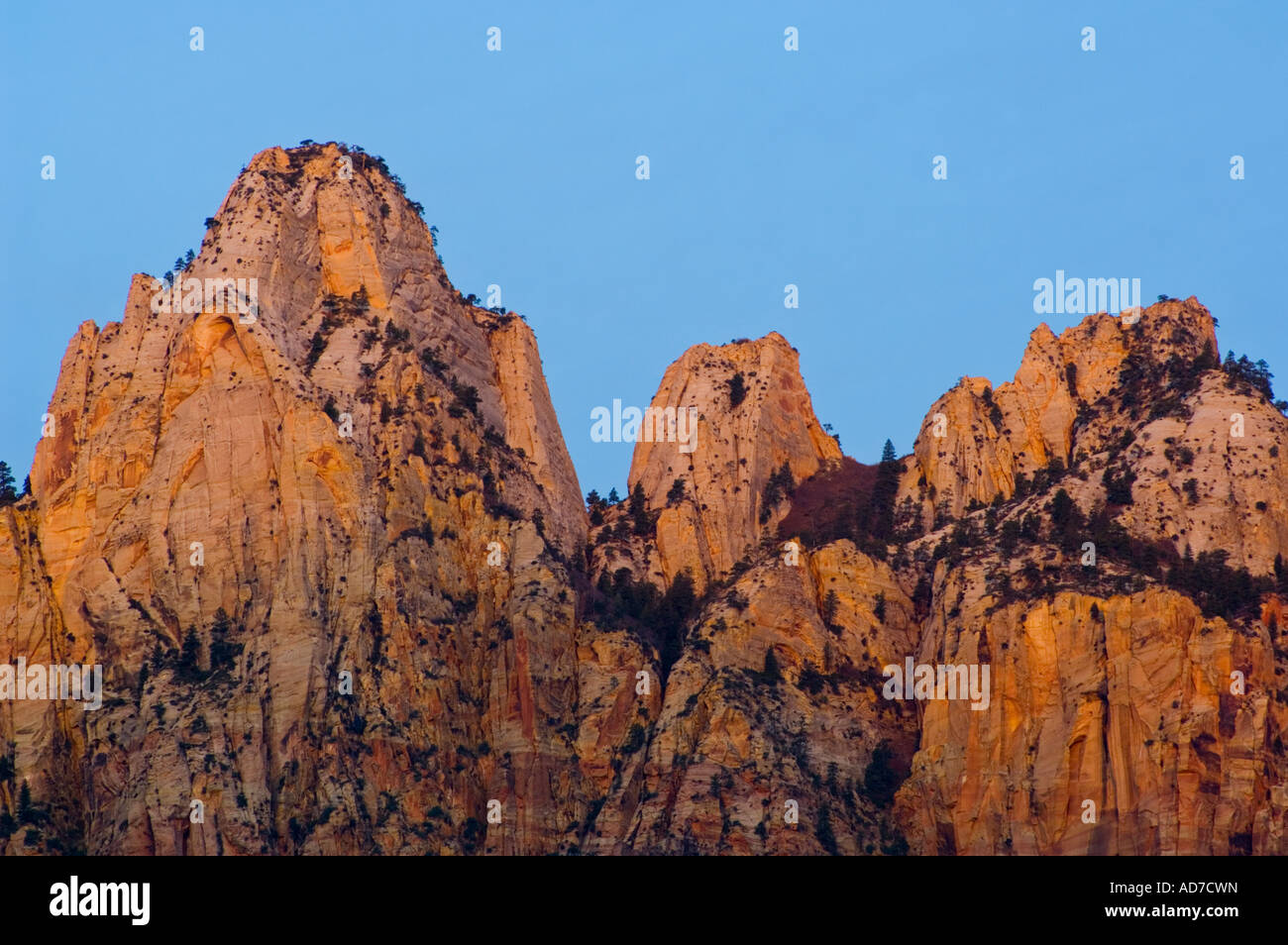 The West Temple Of Zion High Resolution Stock Photography and Images ...
