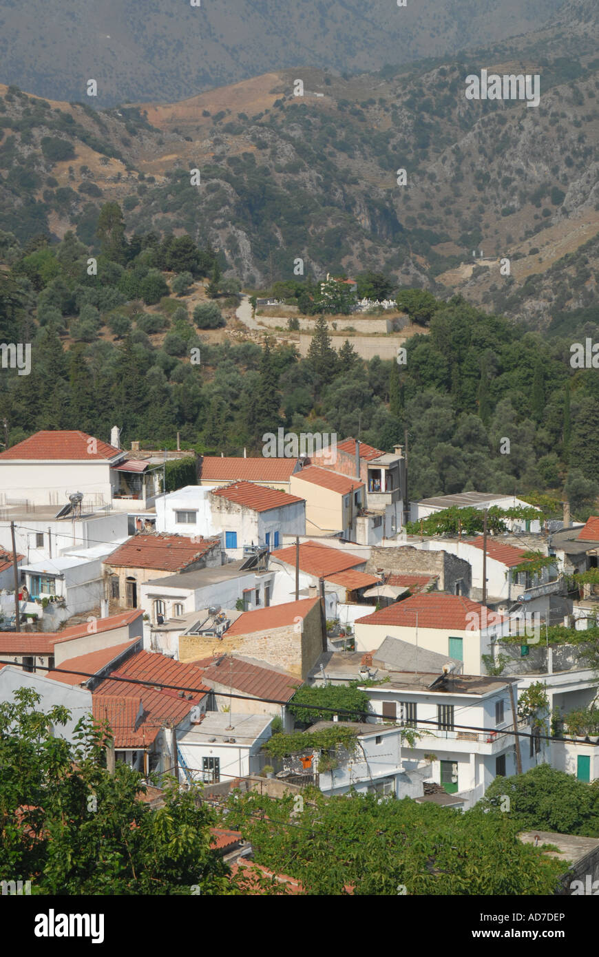 CRETE Argiroupolis in the west of Rethimnon province Stock Photo - Alamy
