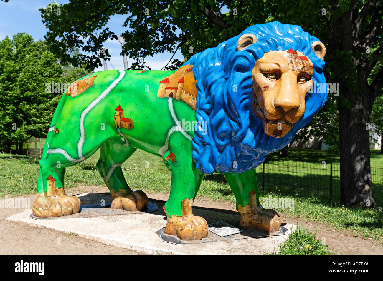 lions parade 2006 Munich Bavaria Germany Stock Photo - Alamy