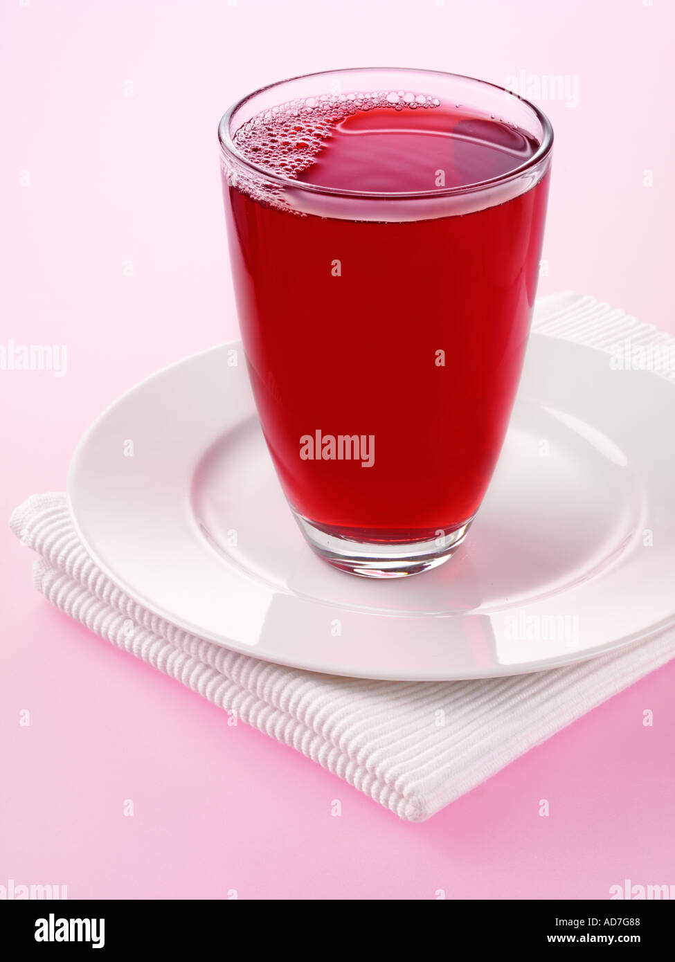 GLASS OF CRANBERRY JUICE Stock Photo - Alamy