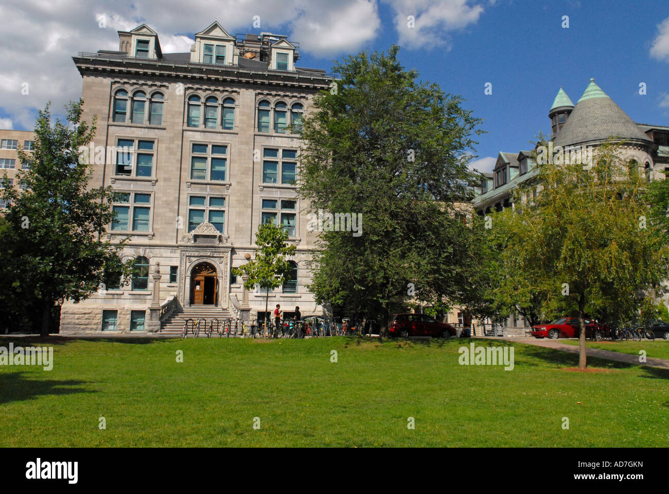 McGill University Campus Montreal Province of Quebec Canada Stock Photo ...