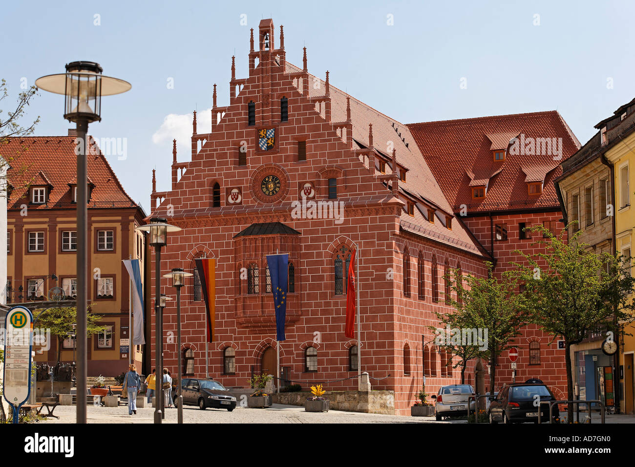 Sulzbach Rosenberg Gothic townhall Upper Palatinate Bavaria Germany ...