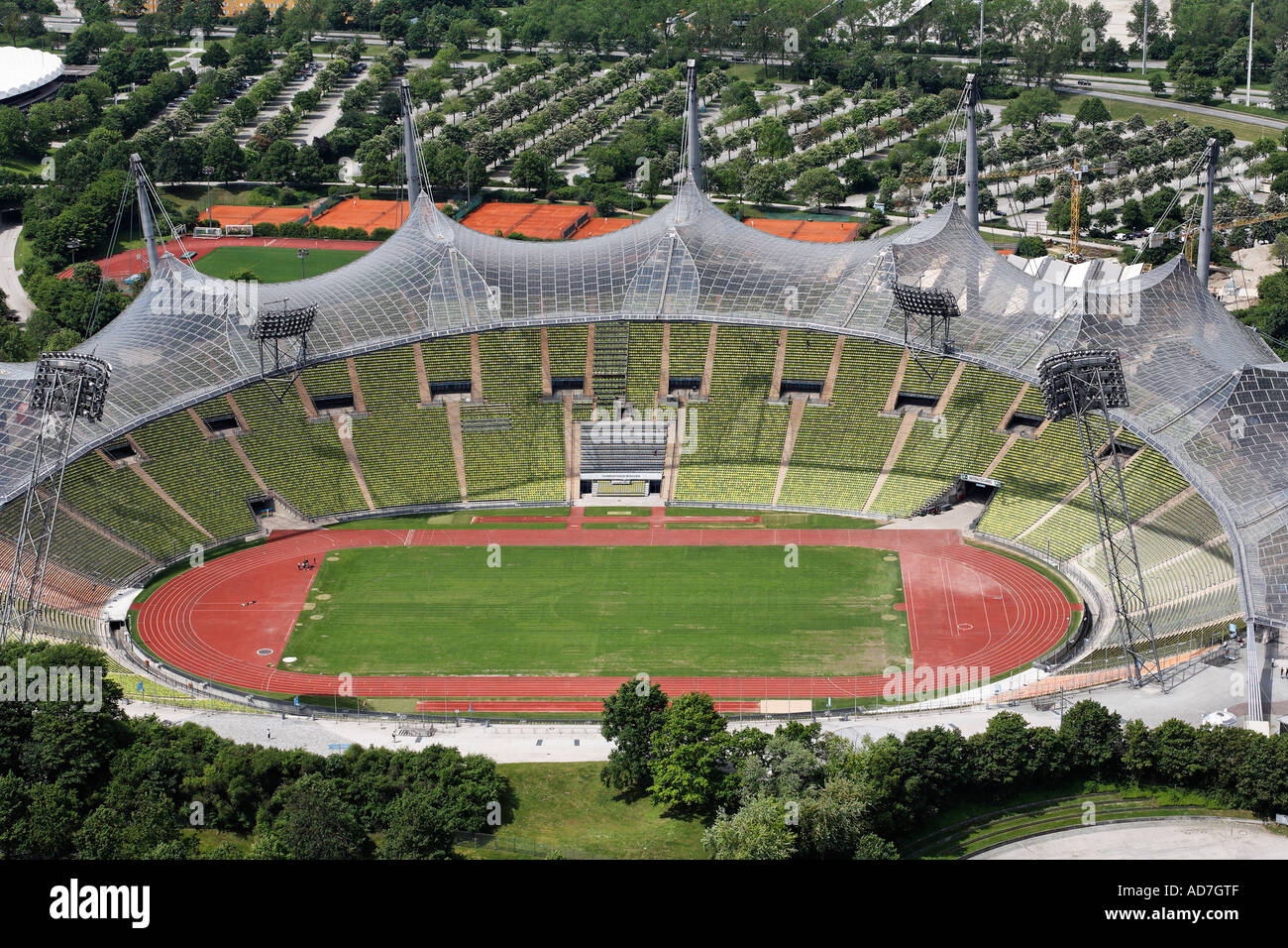 Munich olympic stadium hi-res stock photography and images - Alamy