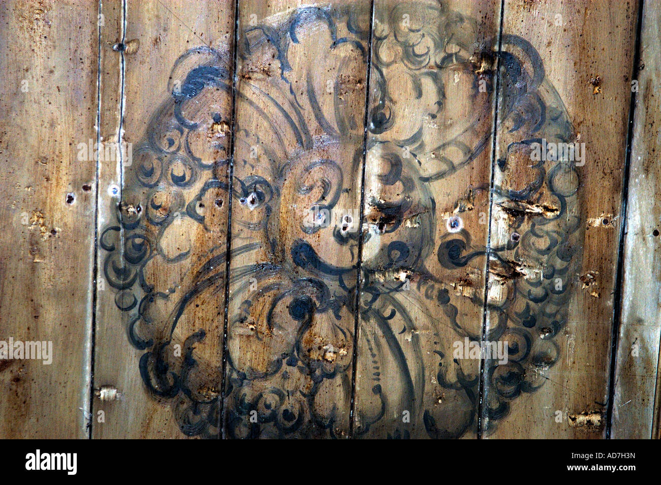 jacobean ceiling drawing st michael's church torpenhow cumbria england ...