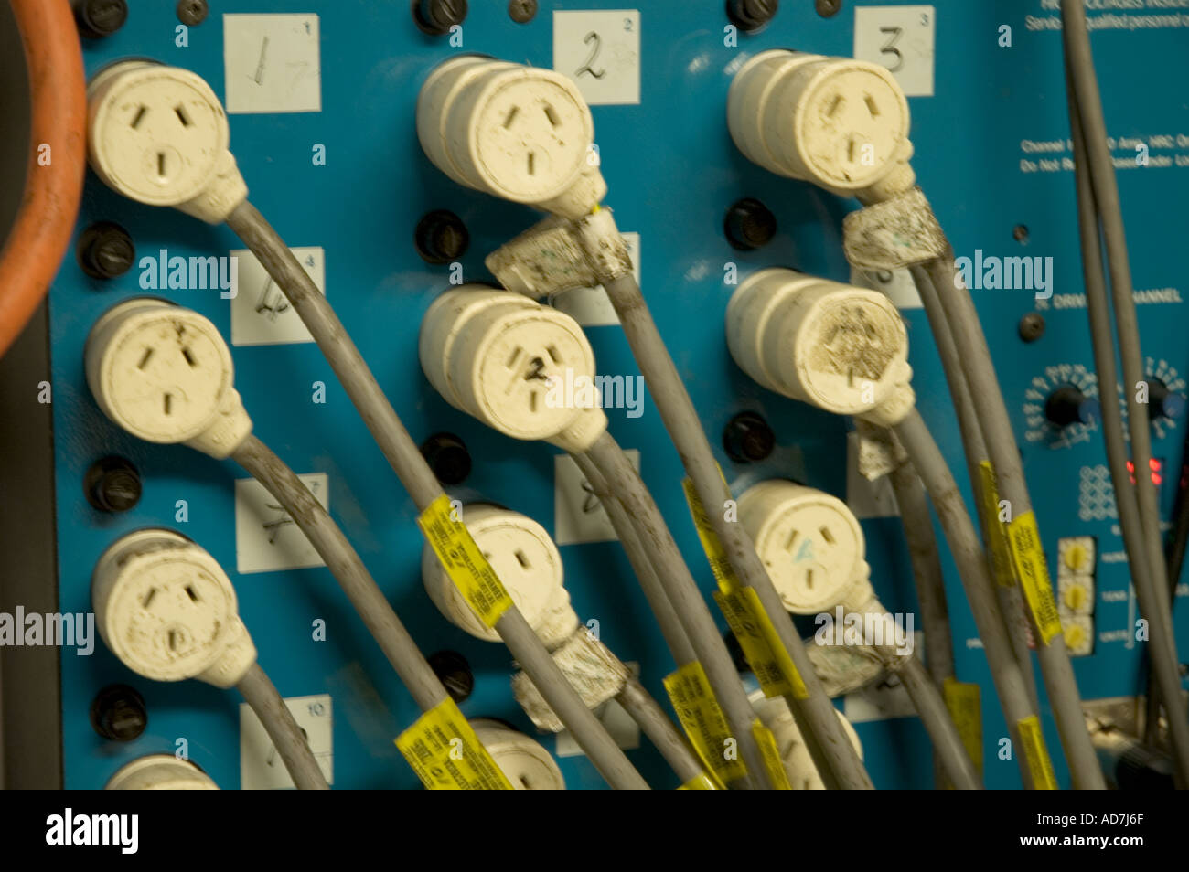 theater lighting board Stock Photo - Alamy