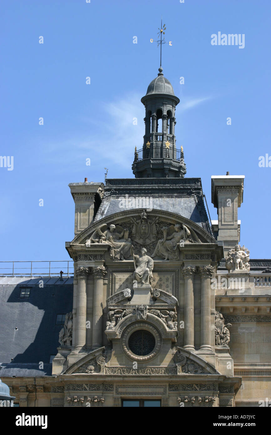 Pavillon de Rohan Louvre Palace Paris France Stock Photo - Alamy