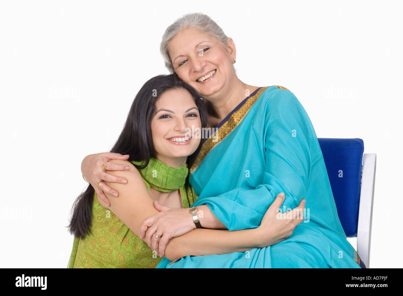 Close-up of a mother hugging her daughter Stock Photo - Alamy