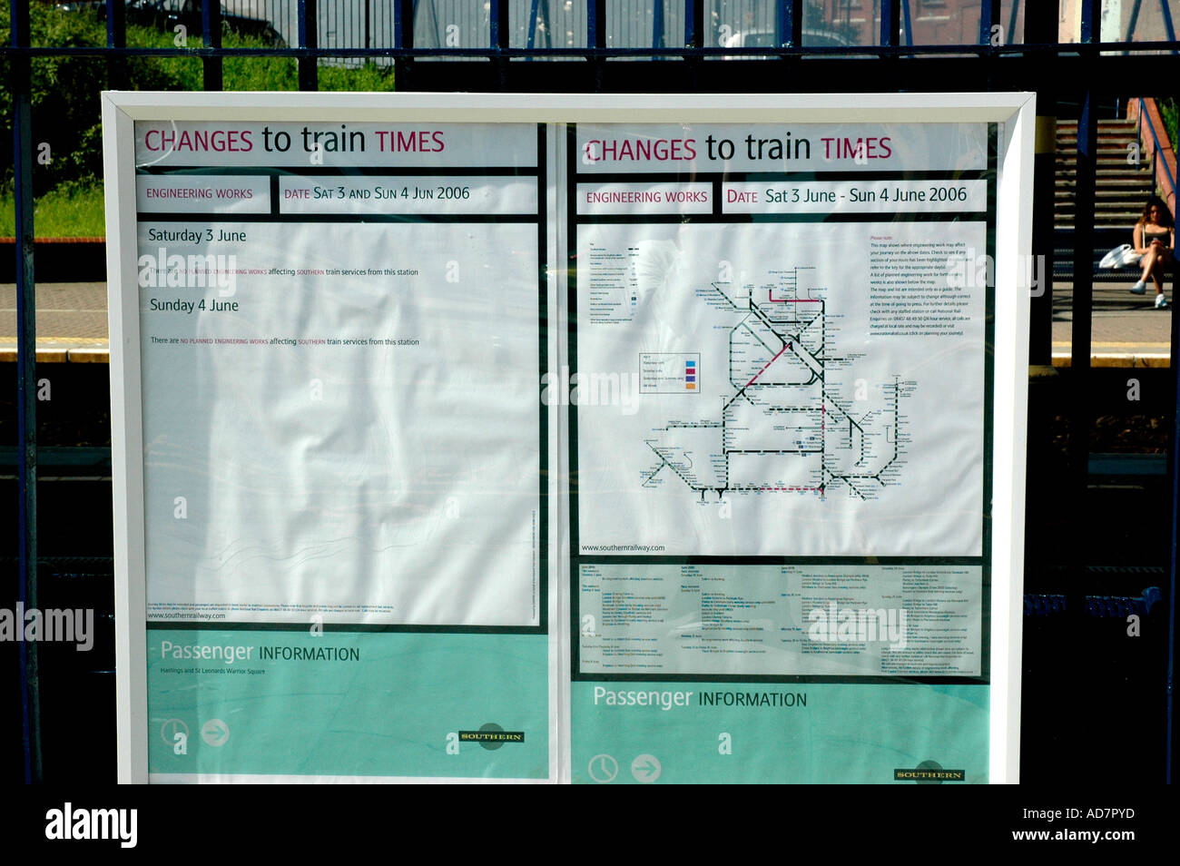 Uk rail map hi-res stock photography and images - Alamy