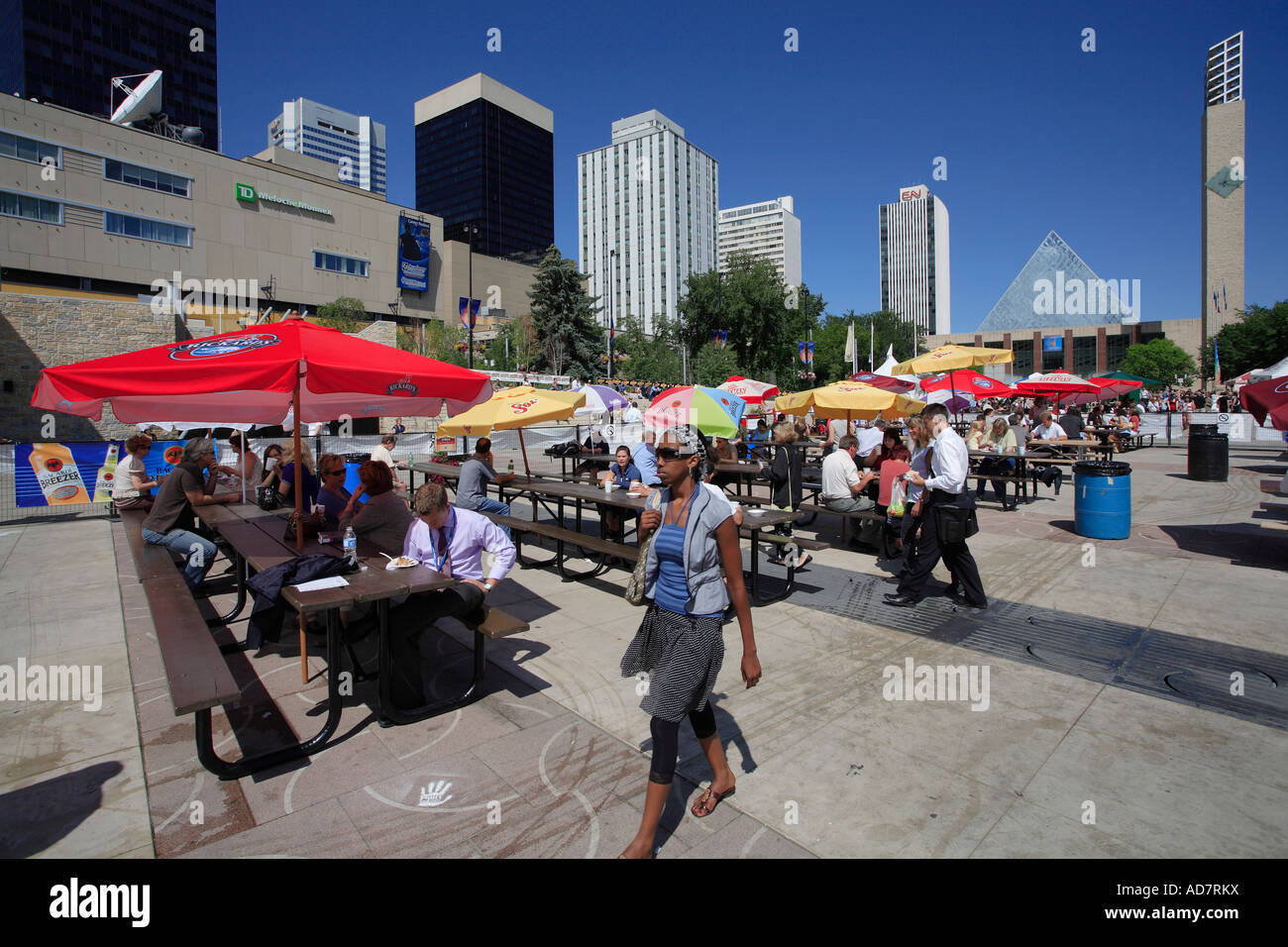 Edmonton sir winston churchill square hi-res stock photography and ...